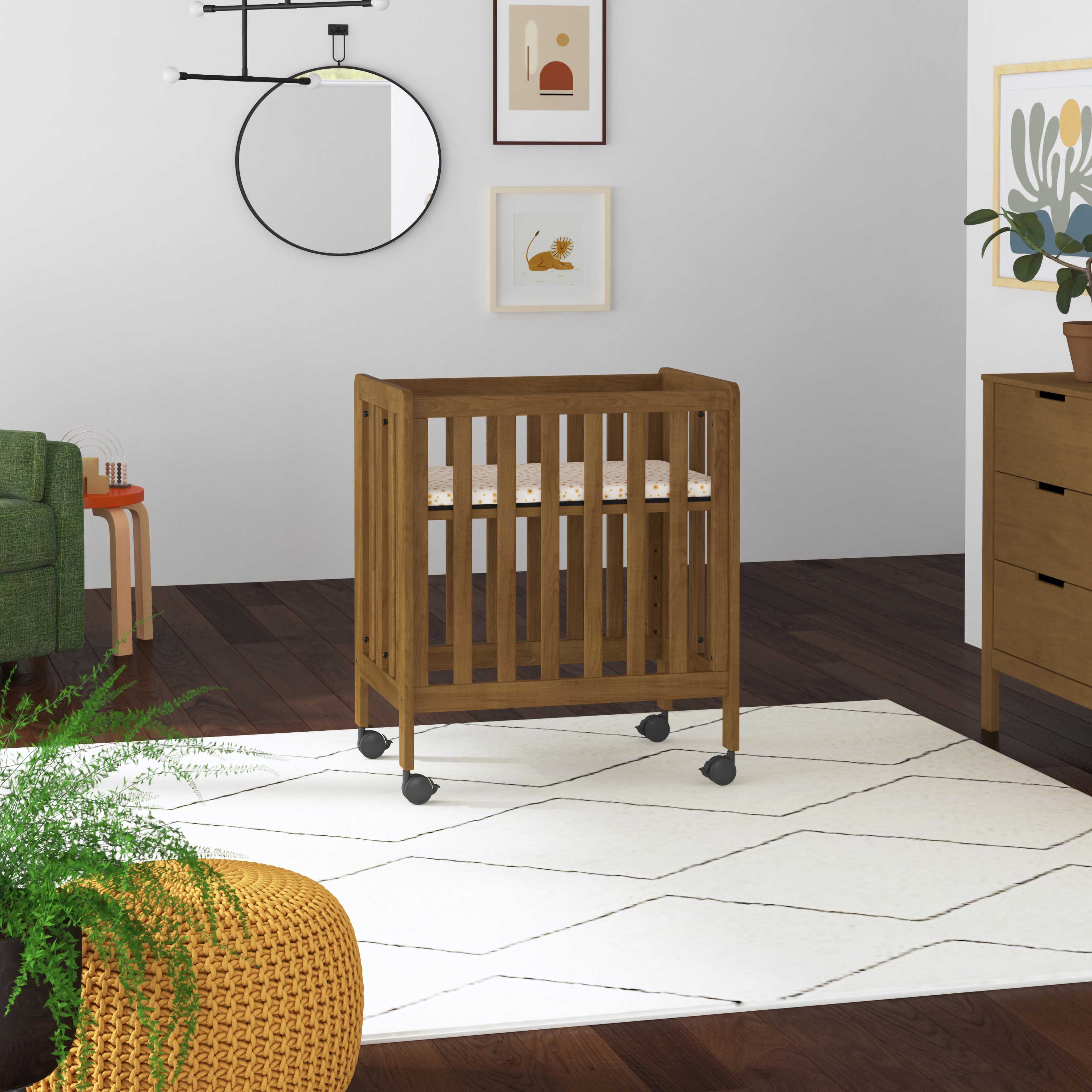 Carter's by daVinci Colby GROW 6-in-1 Convertible Bassinet to Crib ...