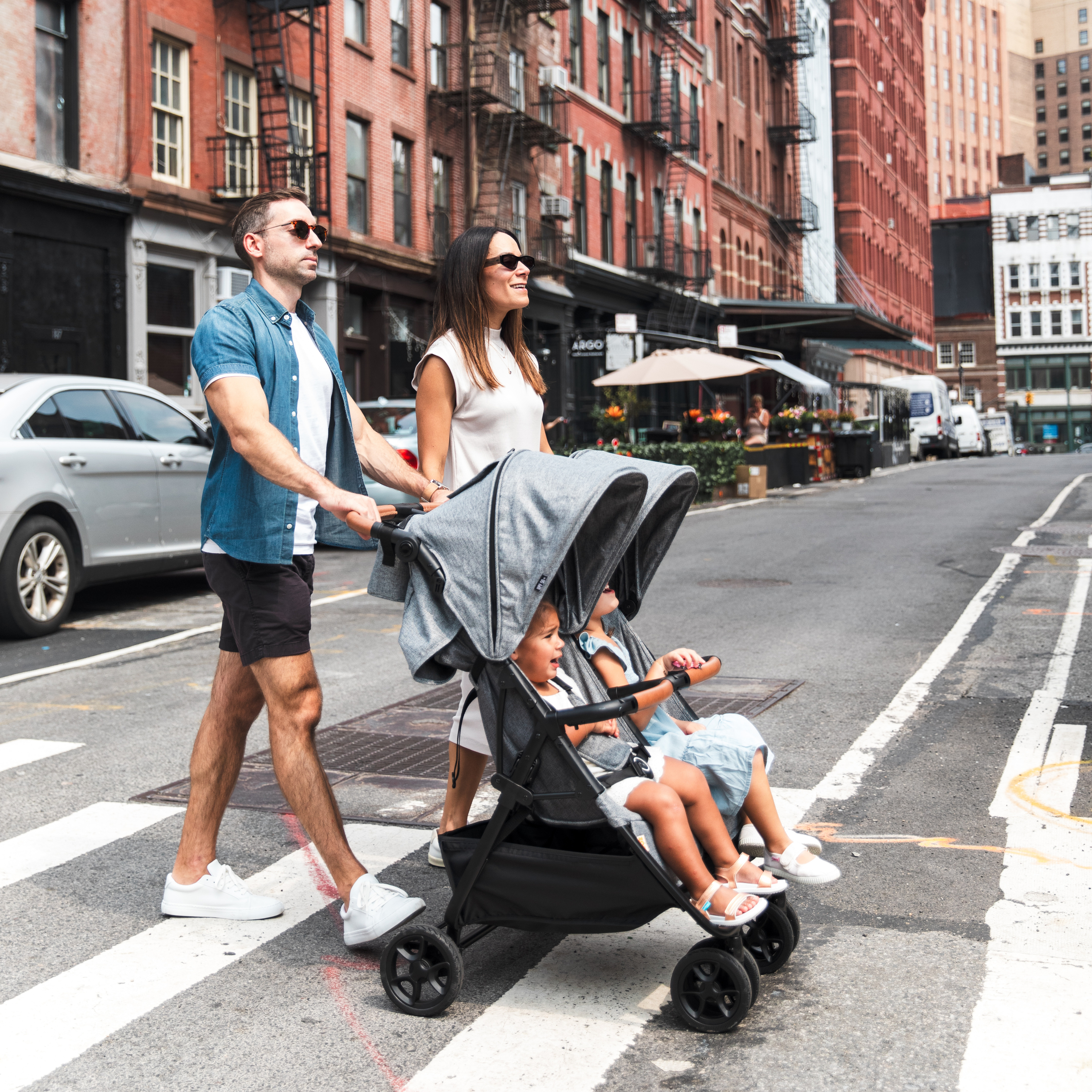 Zoe Twinᵛ² Double Stroller - Luxe Grey | Babylist Shop
