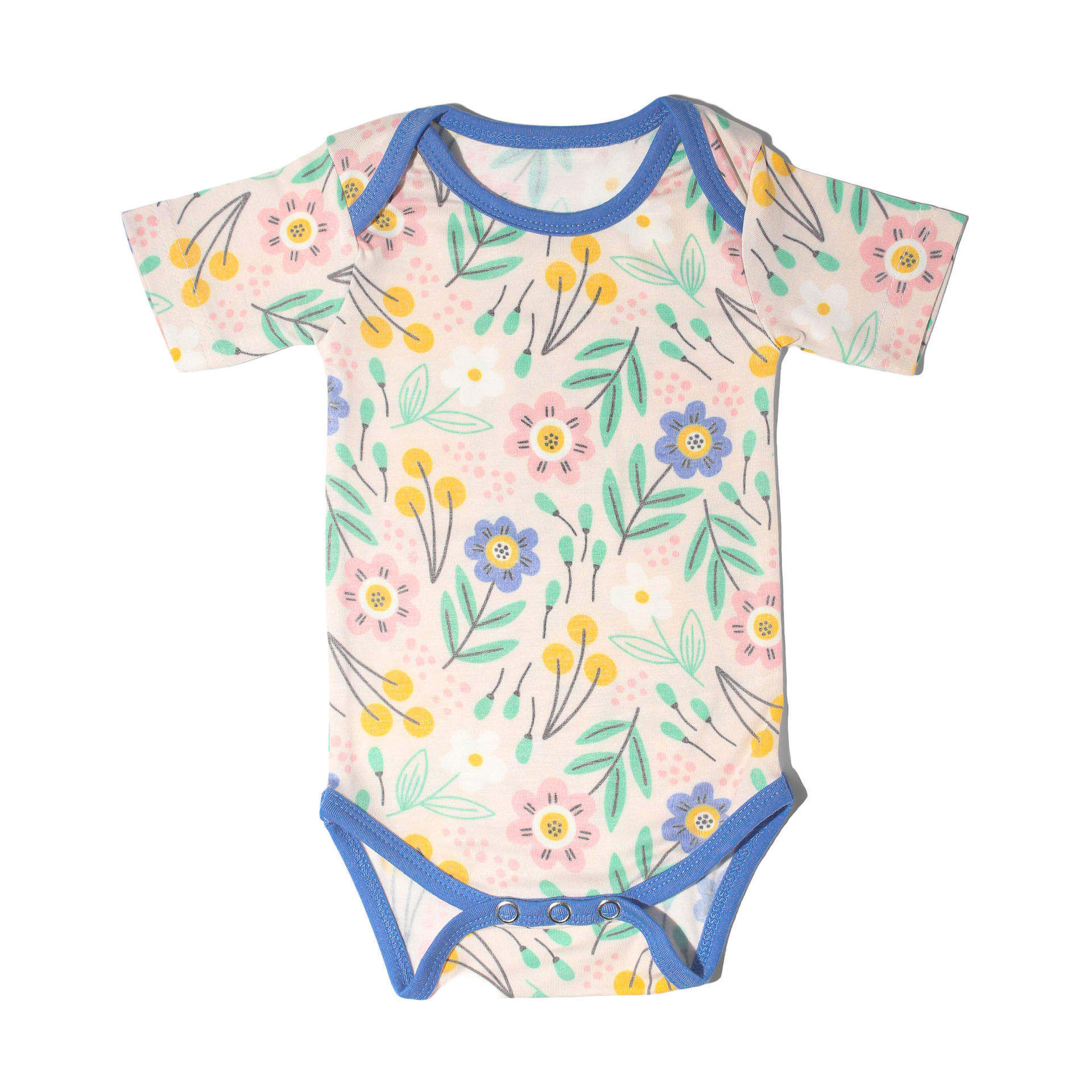 Copper Pearl Printed Short Sleeve Bodysuit - Clara, 0-3 M | Babylist Shop