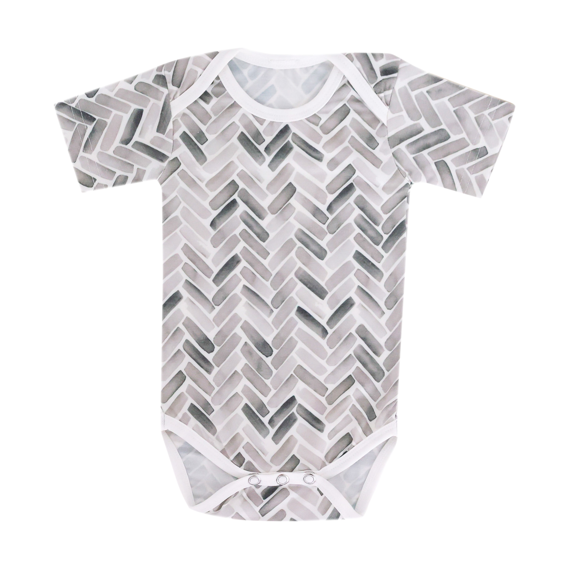 Copper Pearl Printed Short Sleeve Bodysuit - Alta, Newborn | Babylist Shop