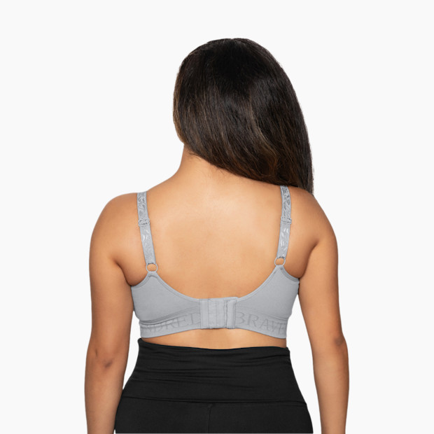 Kindred Bravely Simply Sublime Seamless Nursing Bra For Breastfeeding Slate Grey Xx Large