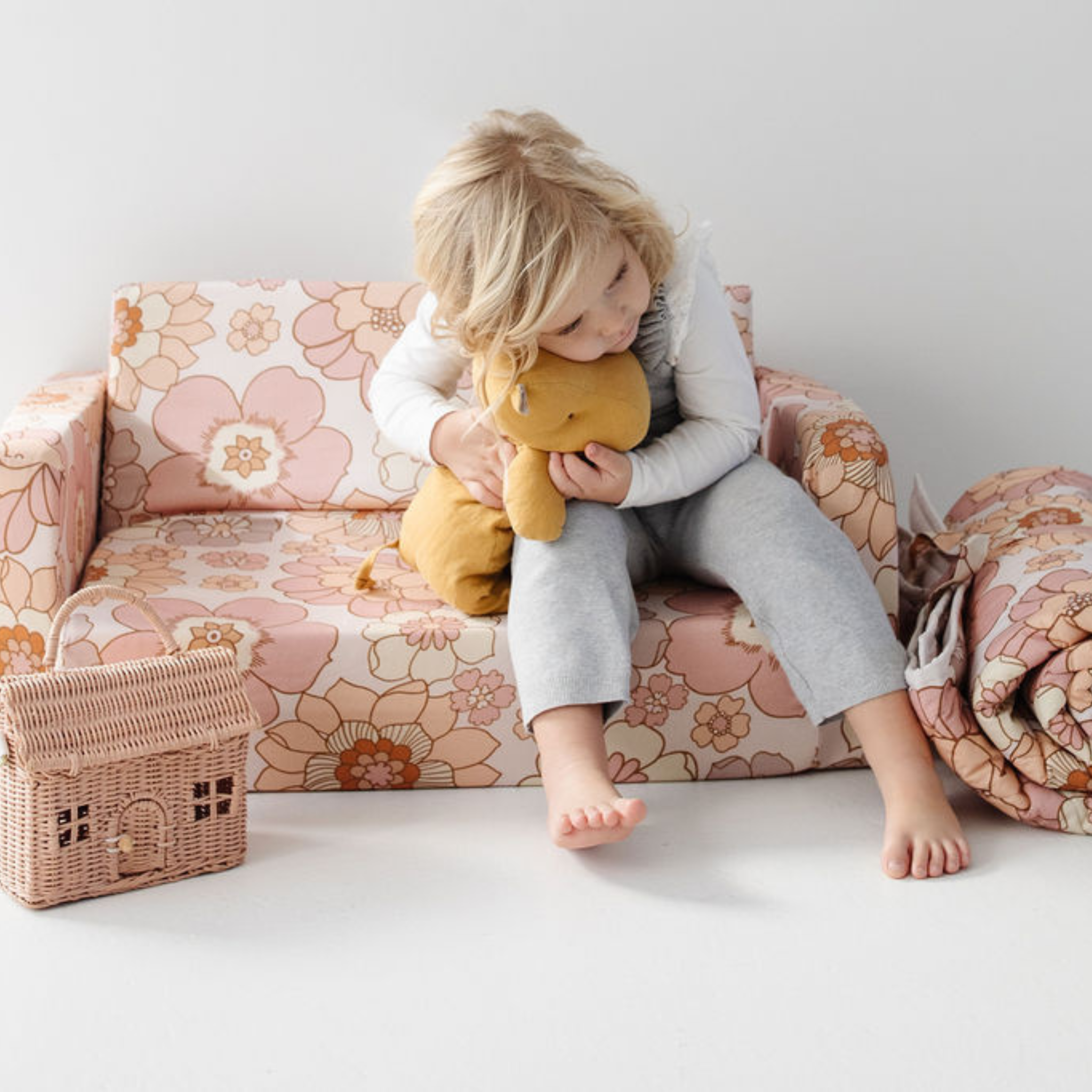 Toki Kids Play Couch - Blooms | Babylist Shop