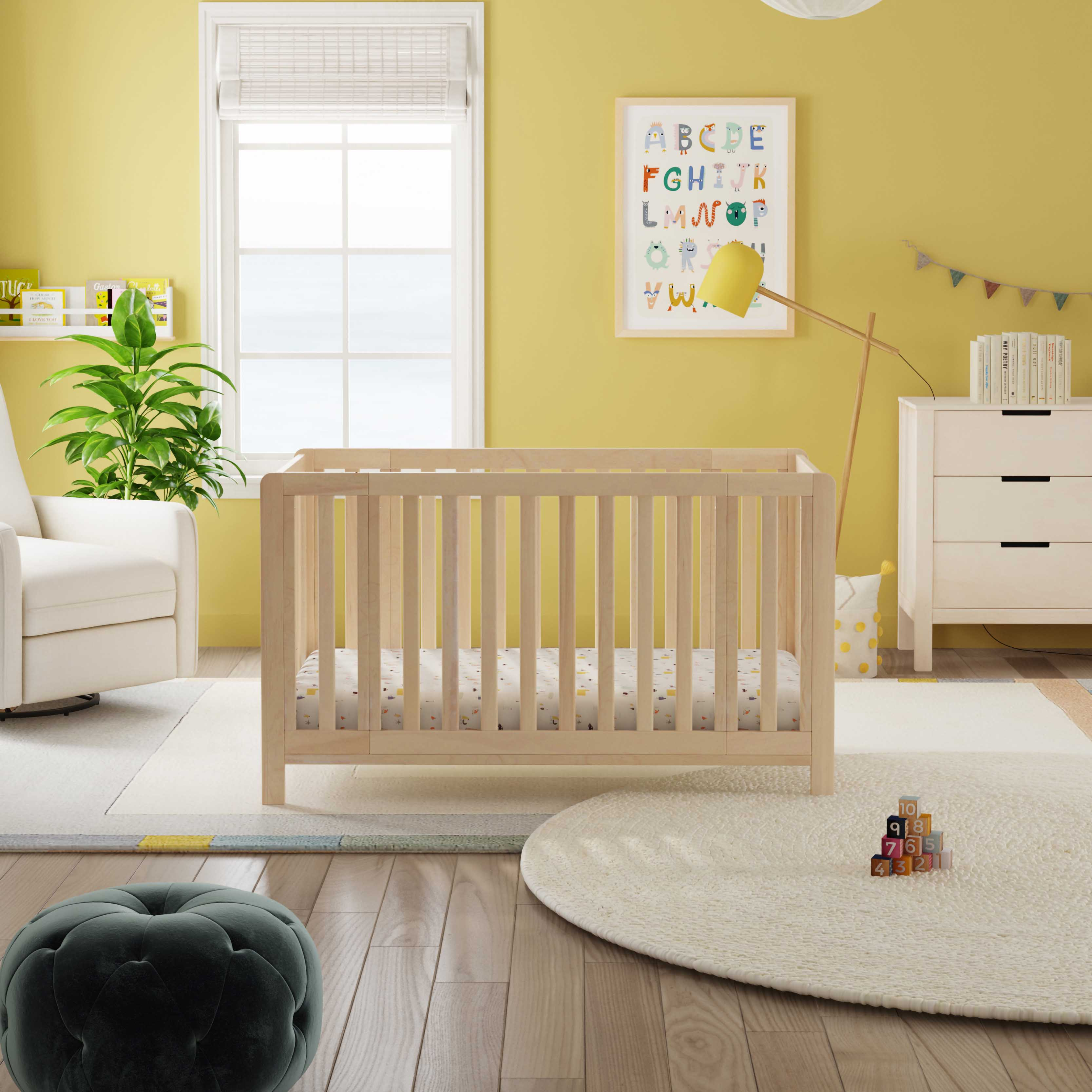 Carter's by daVinci Colby GROW 6-in-1 Convertible Bassinet to Crib ...