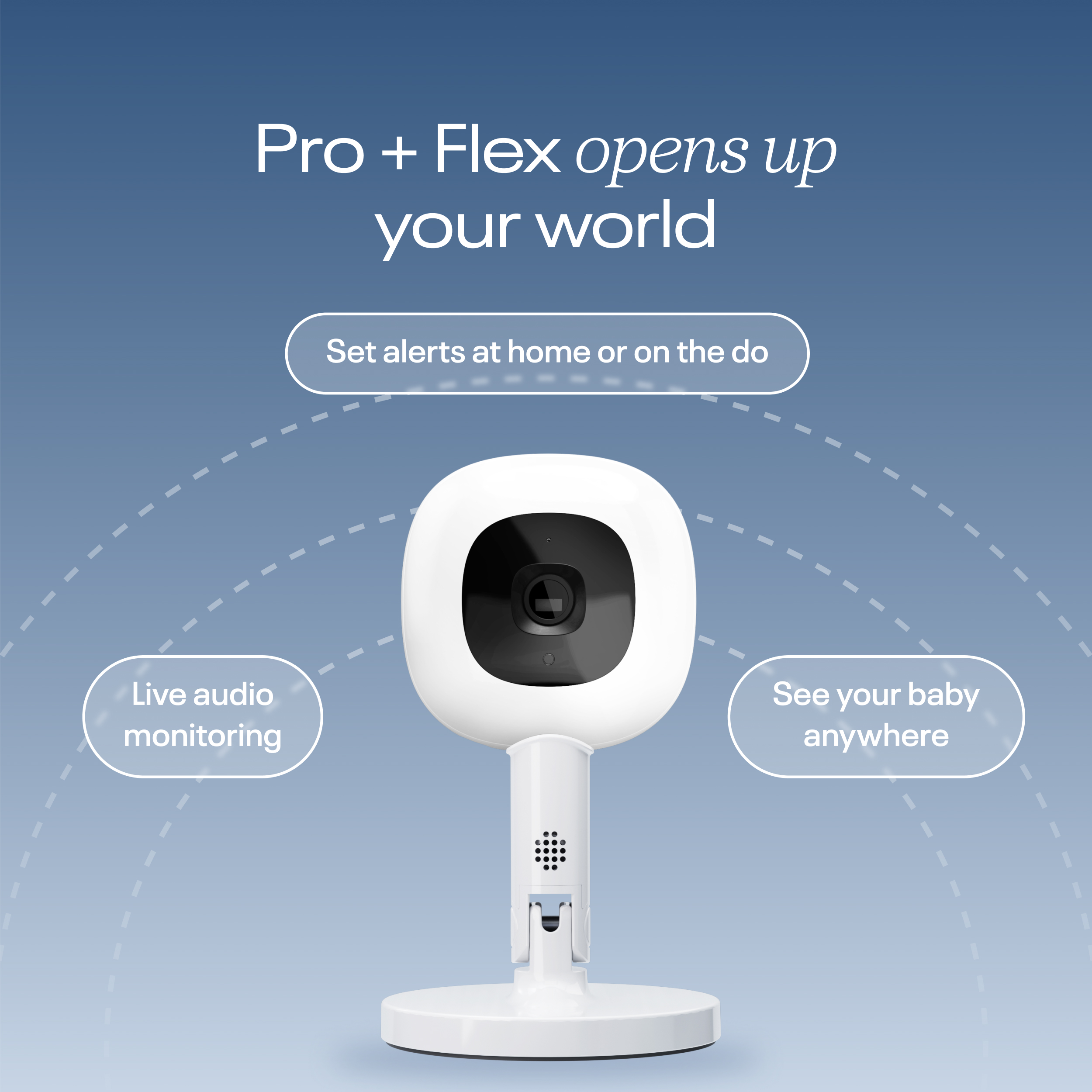 Nanit Pro Camera & Flex Stand - White | Babylist Shop