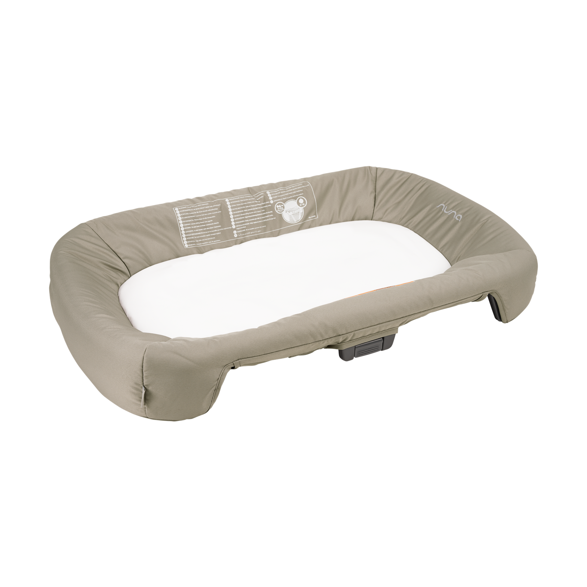 Nuna Sena aire Travel Crib - Caviar | Babylist Shop