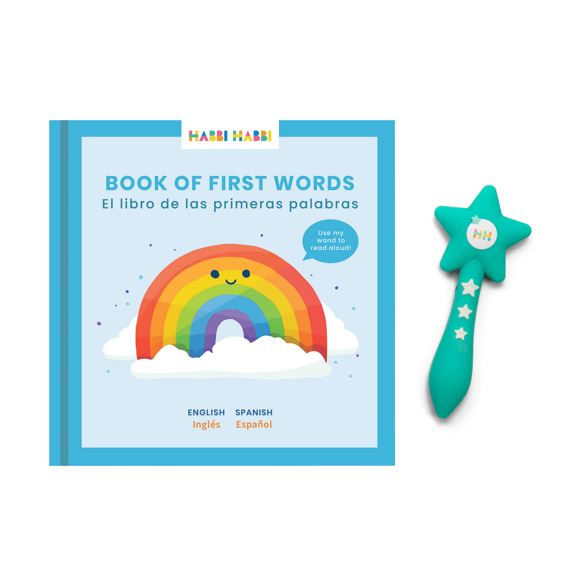 Habbi Habbi Book of First Words & Reading Wand | Babylist Shop