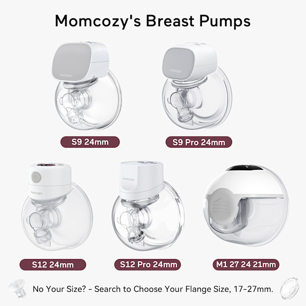 Momcozy Double S9 Pro Wearable Electric Breast Pump Grey Double