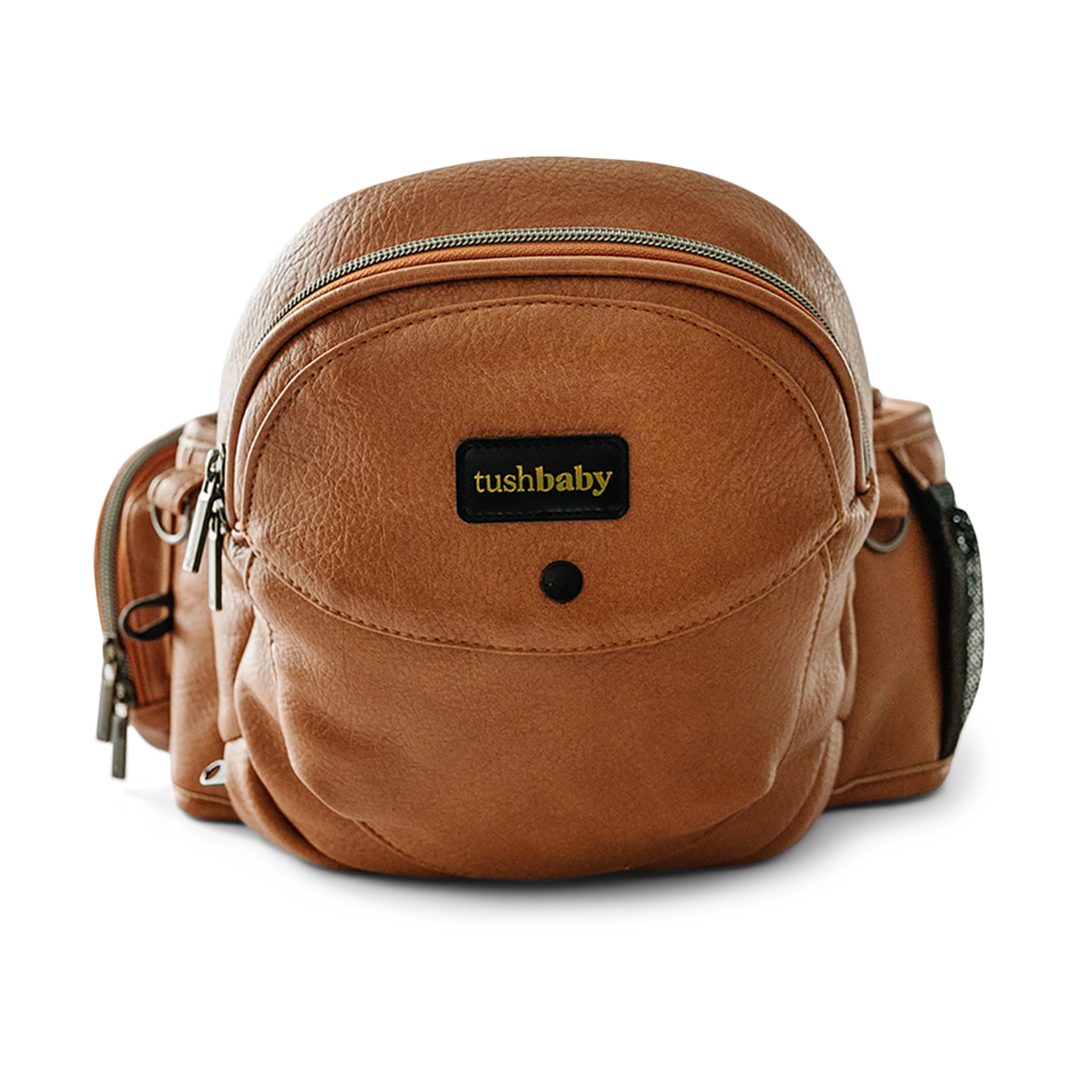 tushbaby Hip Seat Carrier - Cognac/Vegan Leather | Babylist Shop