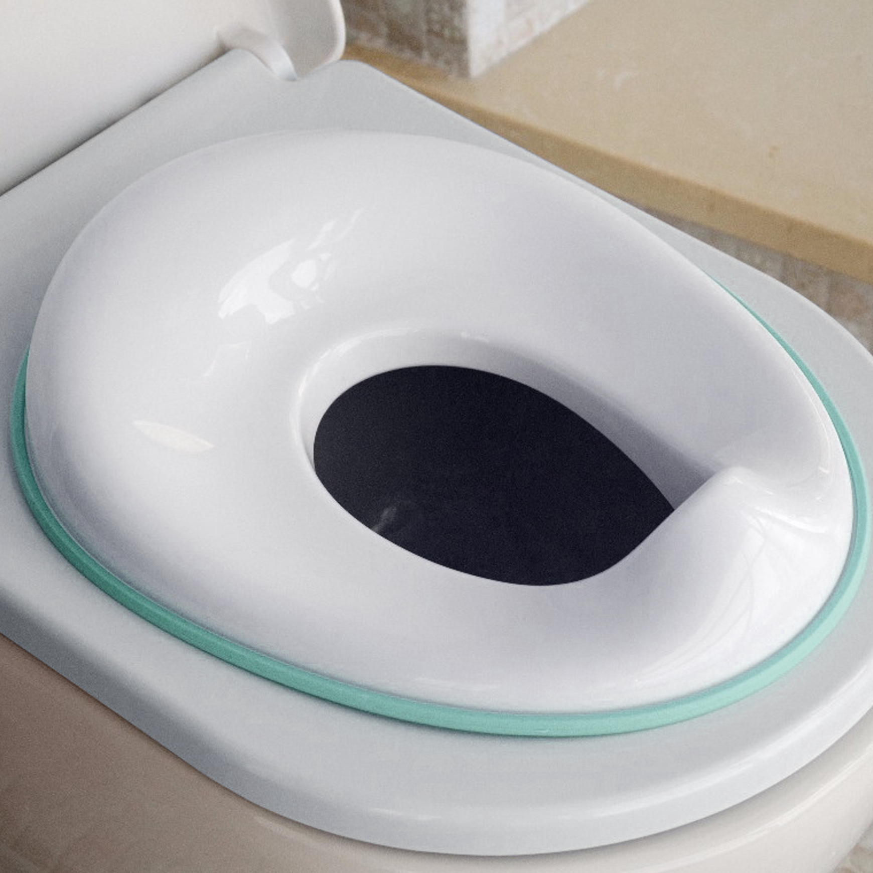 Jool Baby Potty Training Seat with Storage Hook - White/Aqua | Babylist ...