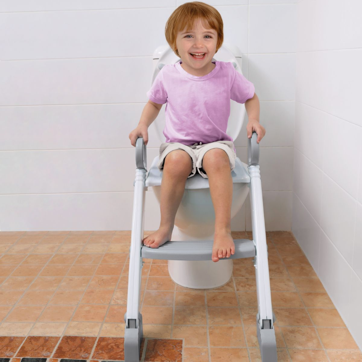Dreambaby Step Up Toilet Trainer - Grey | Babylist Shop