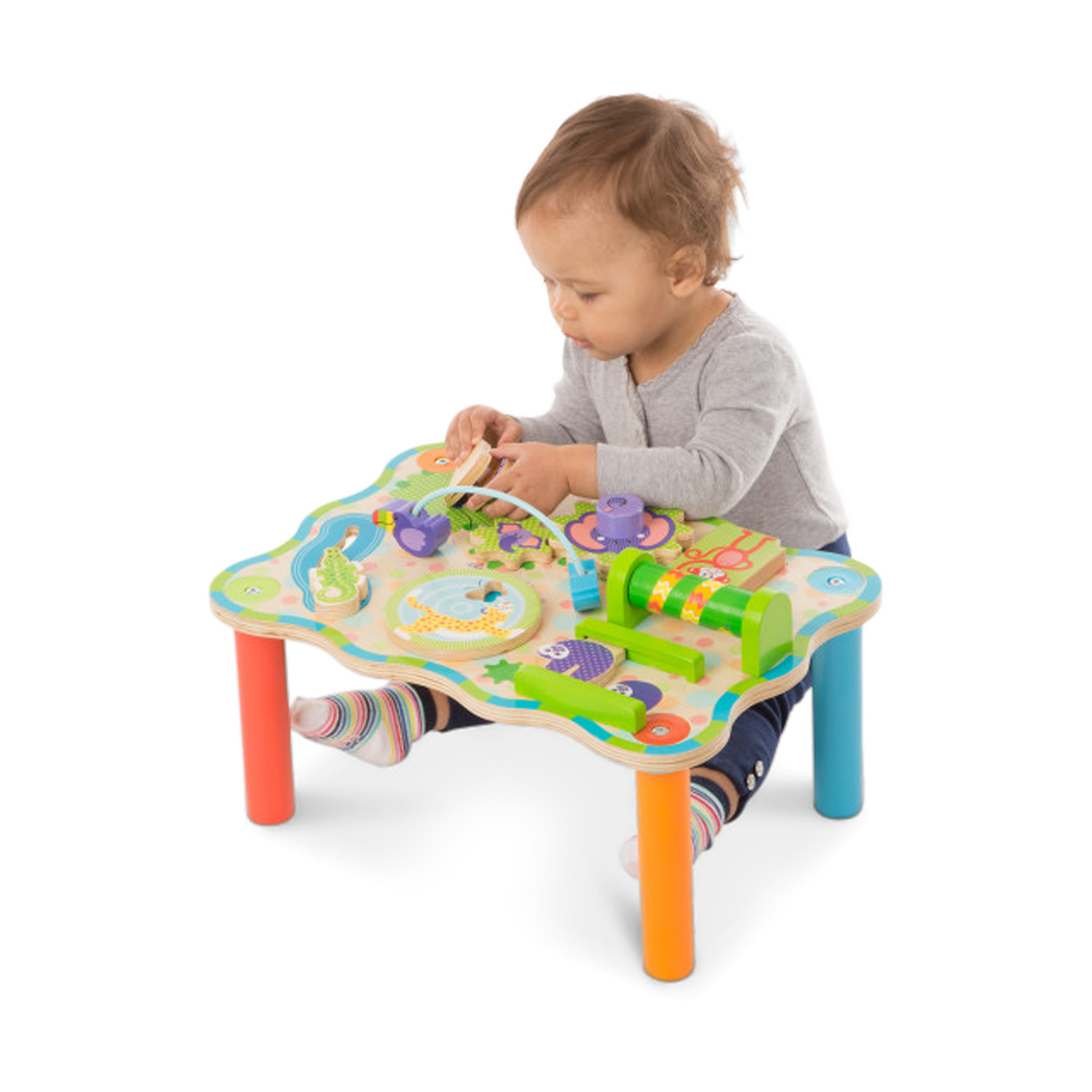Melissa & Doug First Play Slide, Sort & Roll Activity Barn | Babylist Shop