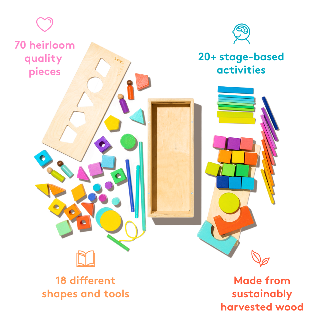 Lovevery The Block Set - 70pc | Babylist Shop