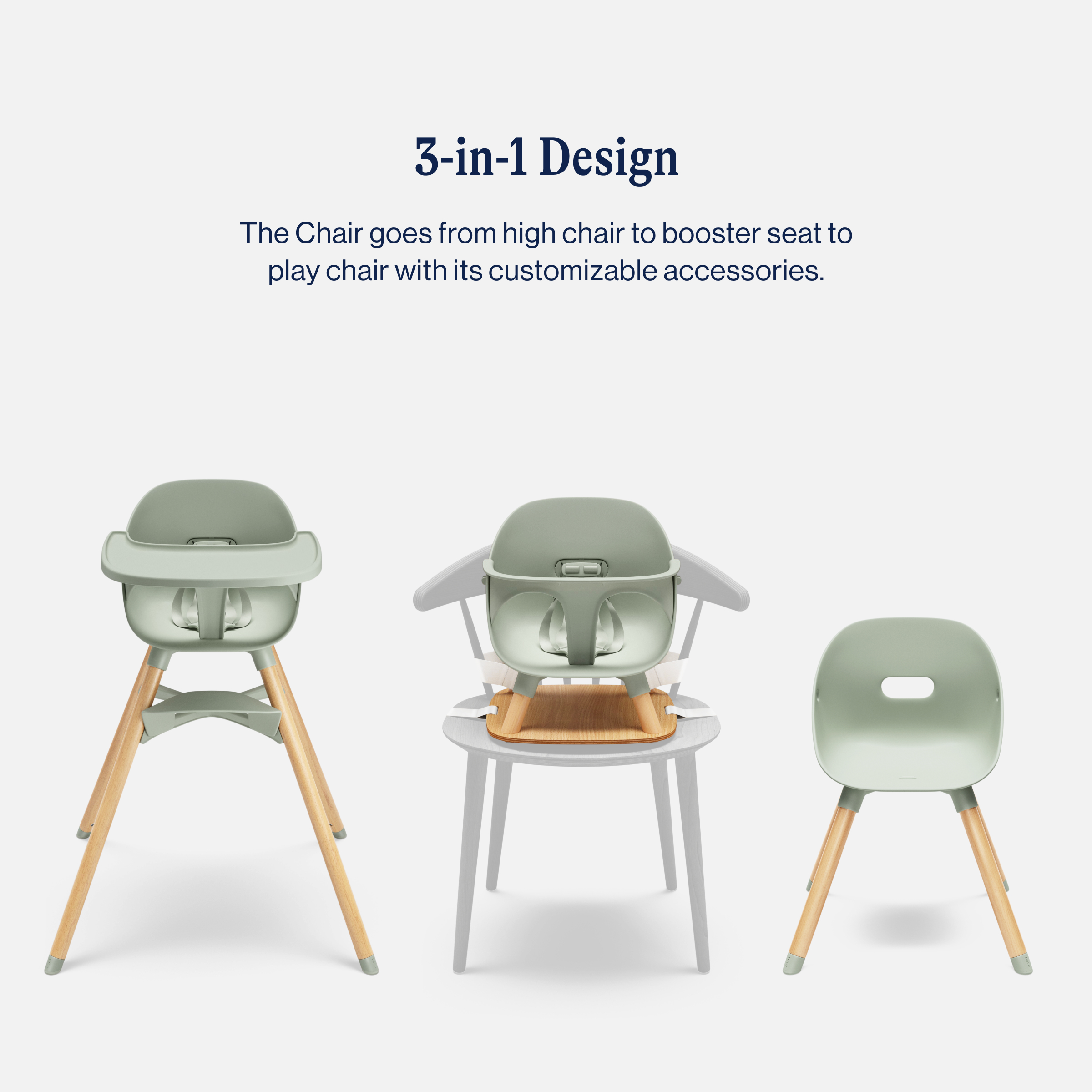 Lalo High Chair - Sage | Babylist Shop