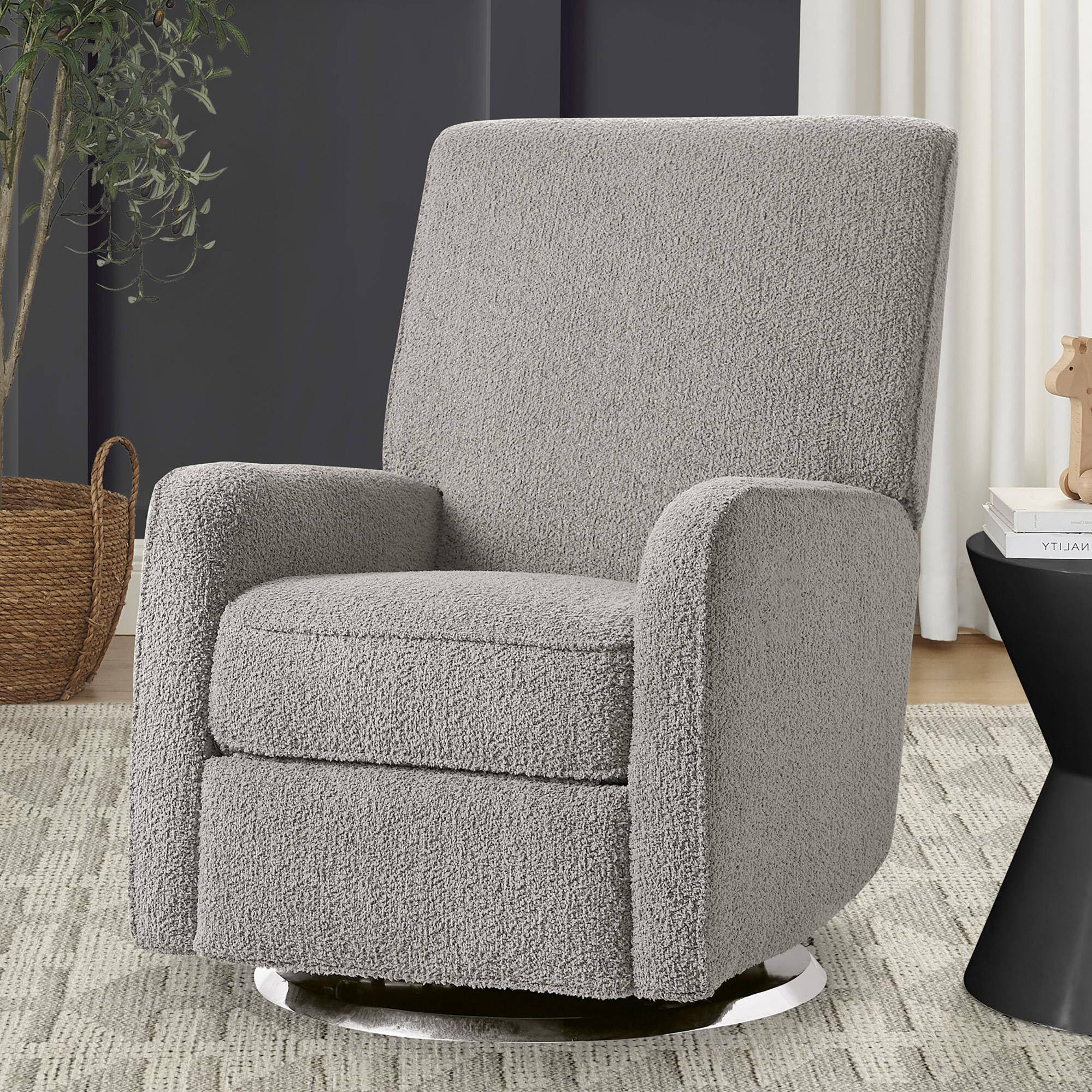 Delta Children Nest Nursery Swivel Recliner - Java | Babylist Shop
