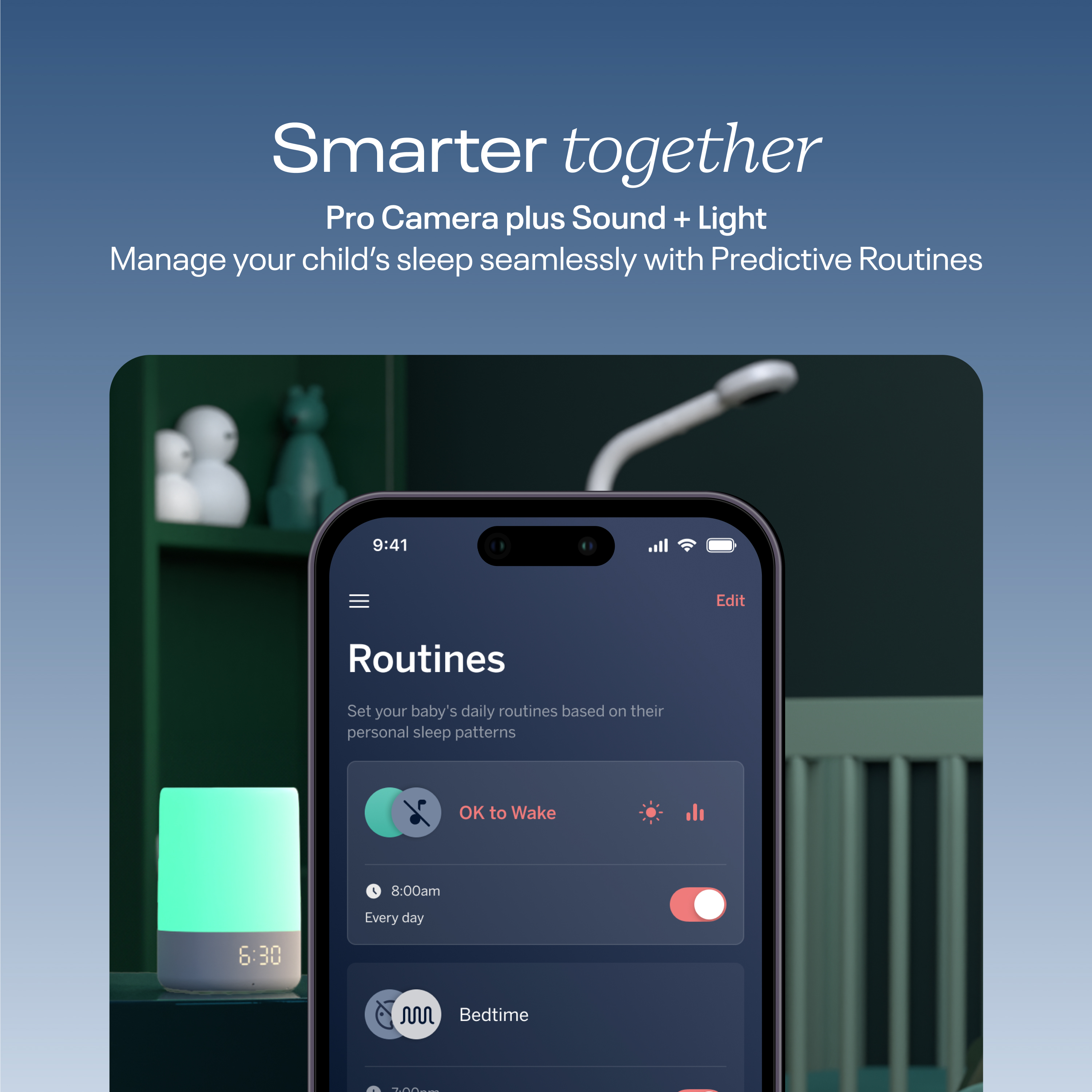 Nanit Sound Machine and Night Light - White | Babylist Shop