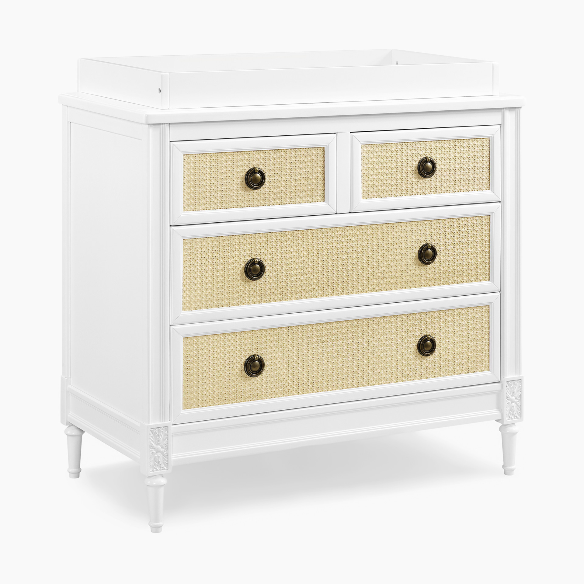 Delta Children Madeline 4 Drawer Dresser with Changing Top Bianca White Babylist Shop