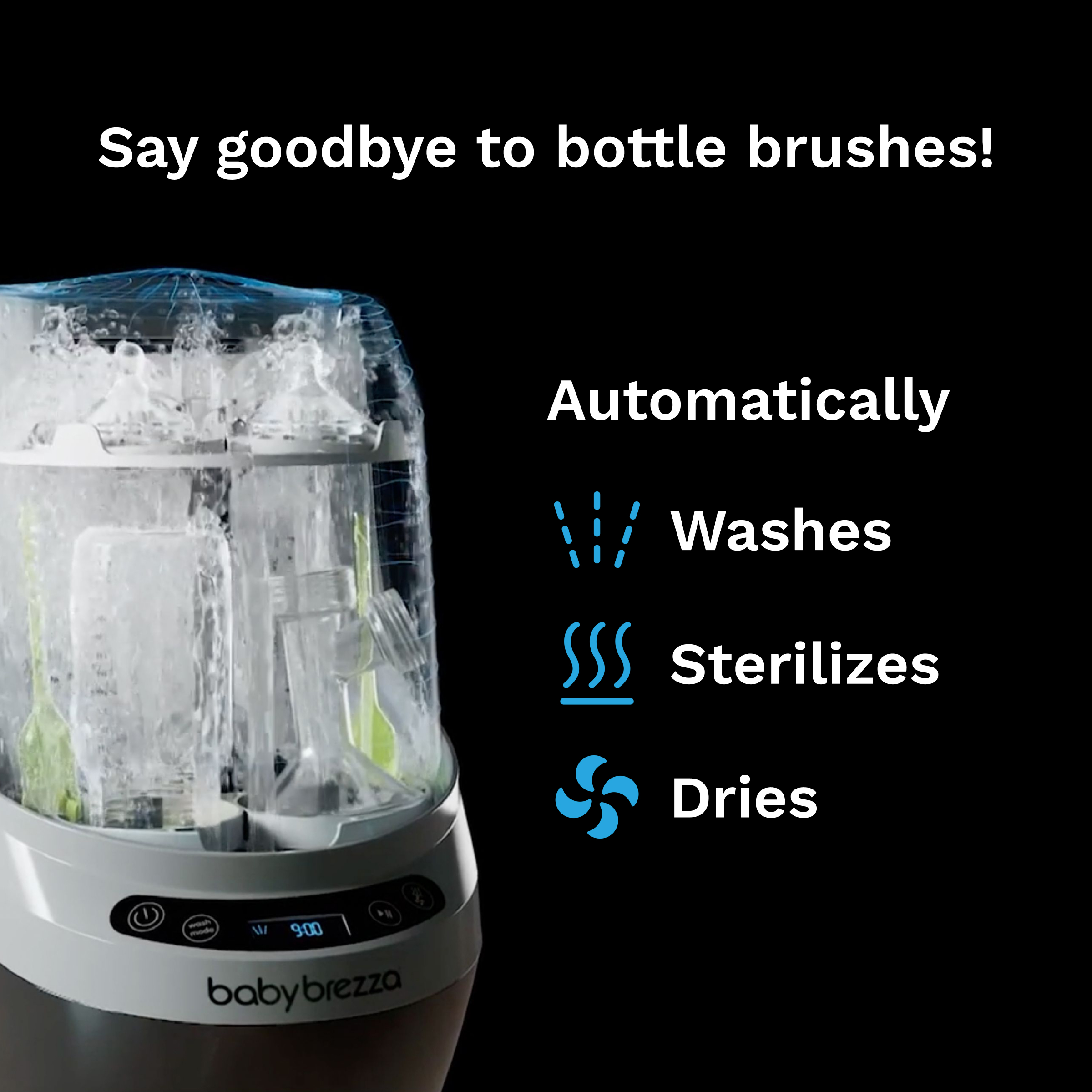 Baby Brezza Bottle Washer Pro - White | Babylist Shop