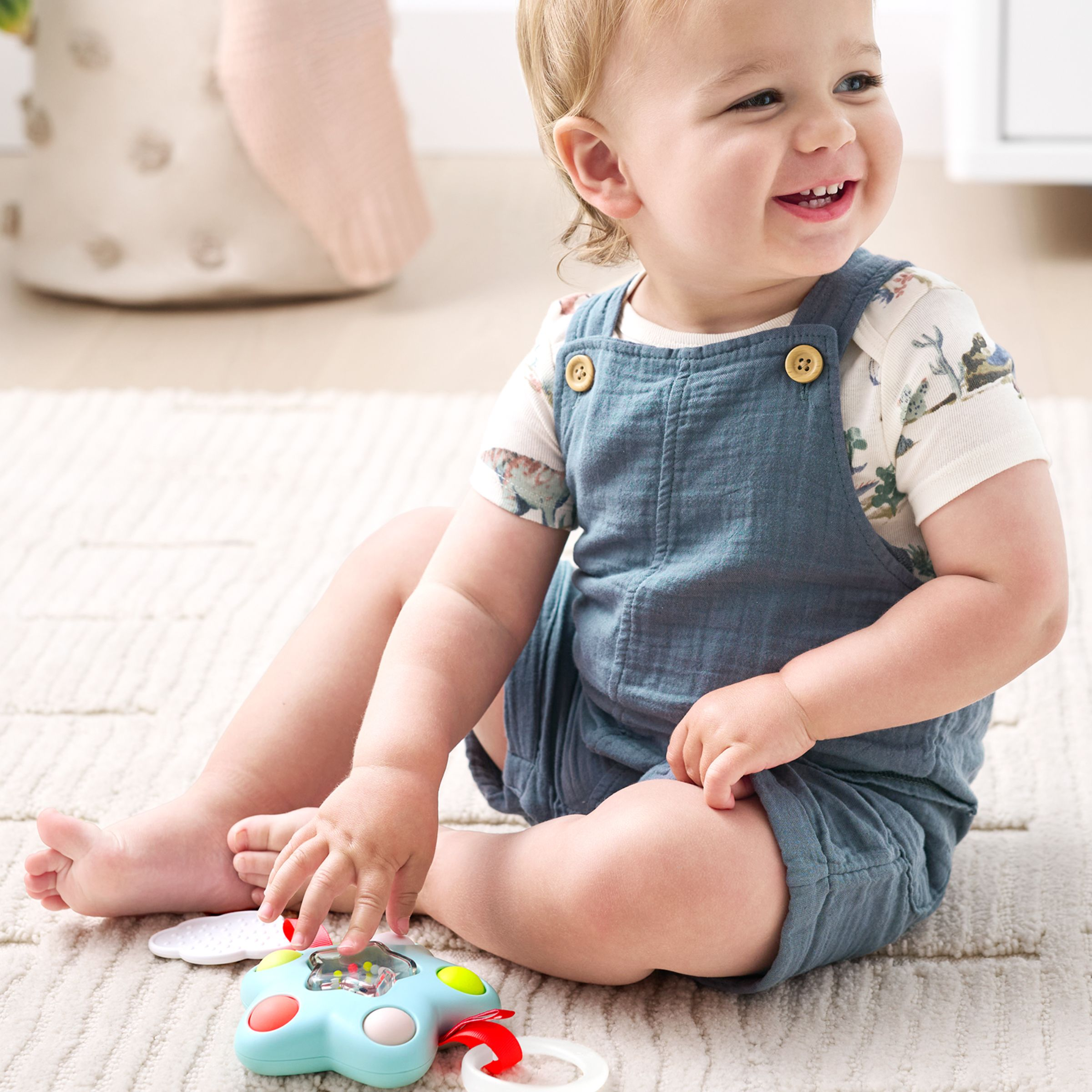 Skip Hop Silver Lining Cloud Pop Star Baby Sensory Toy | Babylist Shop