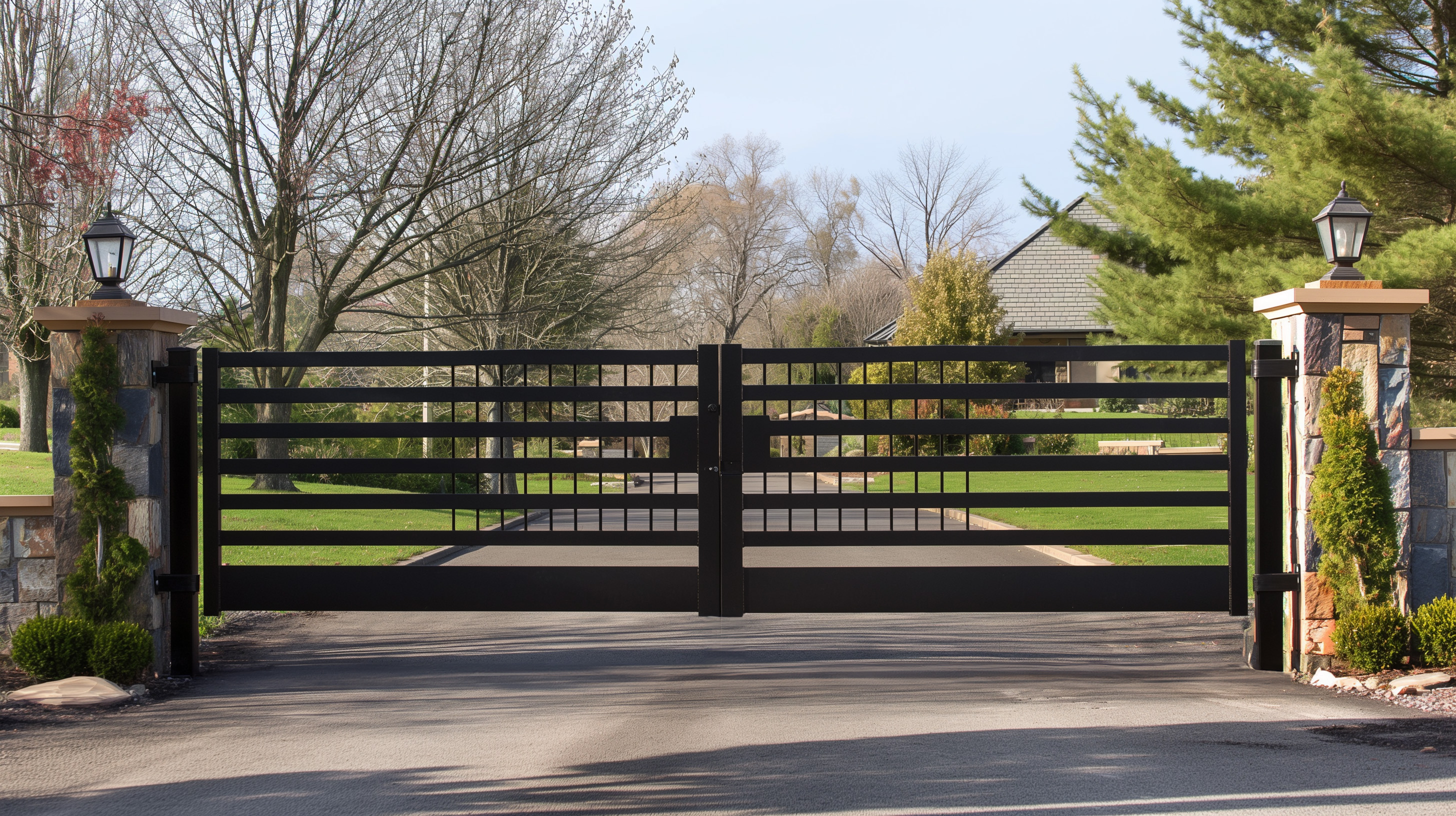 Metal Driveway Gates in Sacramento
