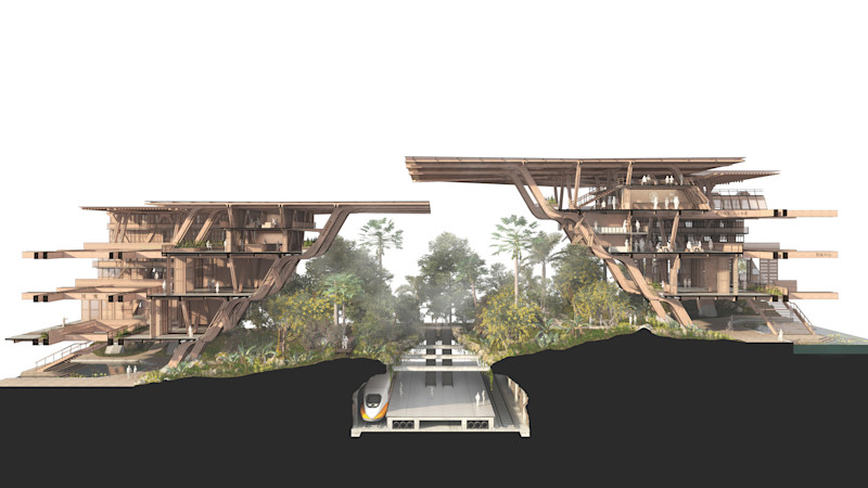 Reimagining Chinese Timber Frames: Forest City