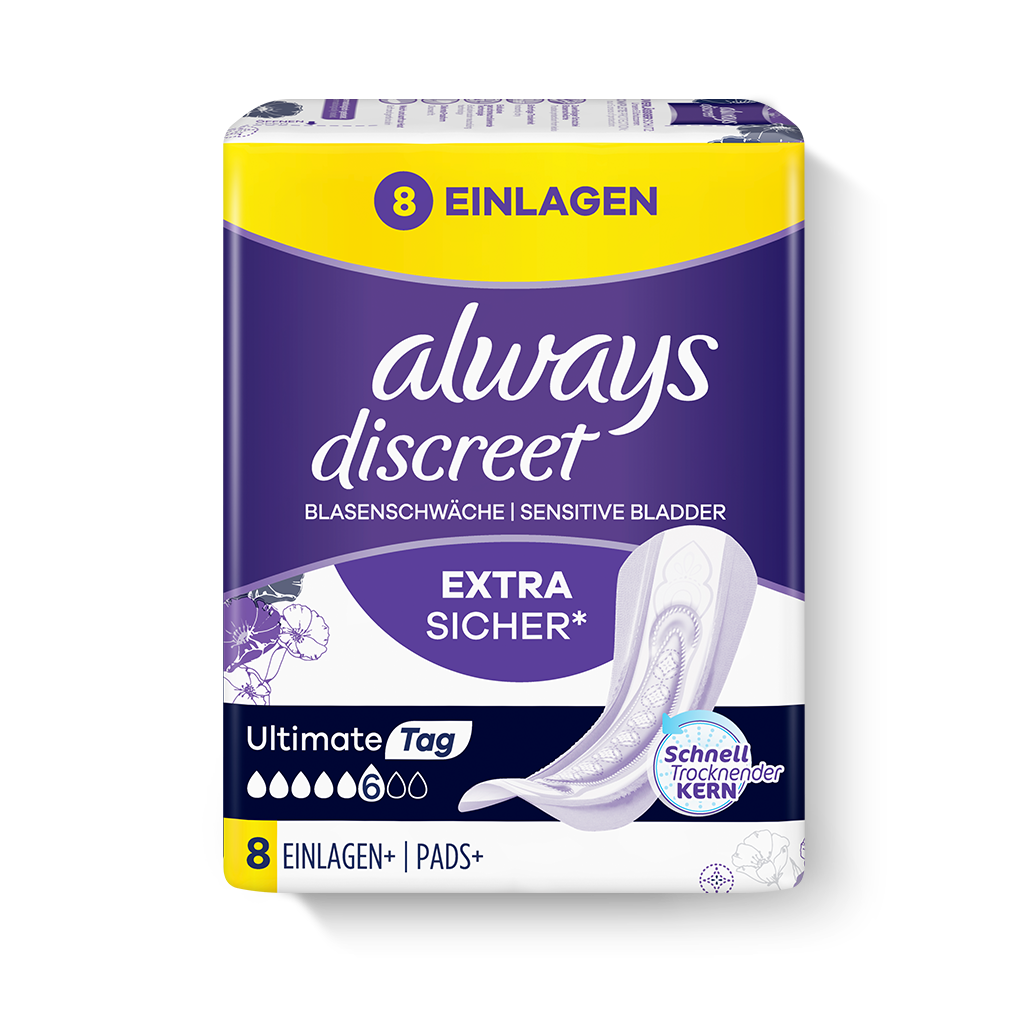 Always Discreet Inkontinenz Einlagen+ Long | Always Discreet
