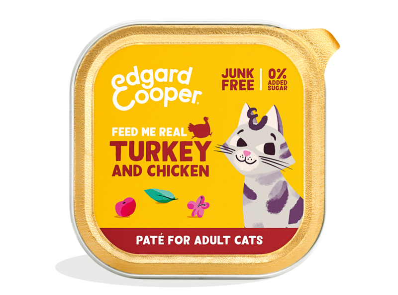 Turkey and Chicken Grain-Free Paté for Cats | Edgard & Cooper