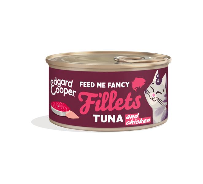 Tuna and Chicken Grain-Free Fillets for Cats | Edgard & Cooper | Edgard ...