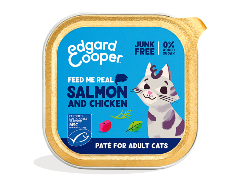 Salmon and Chicken Grain-Free Paté for Cats | Edgard & Cooper