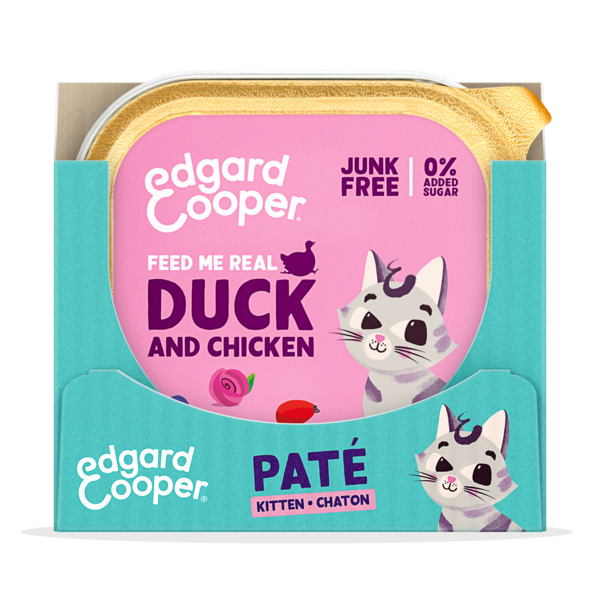 Duck and Chicken Grain-Free Paté for Kittens | Edgard & Cooper | Edgard ...