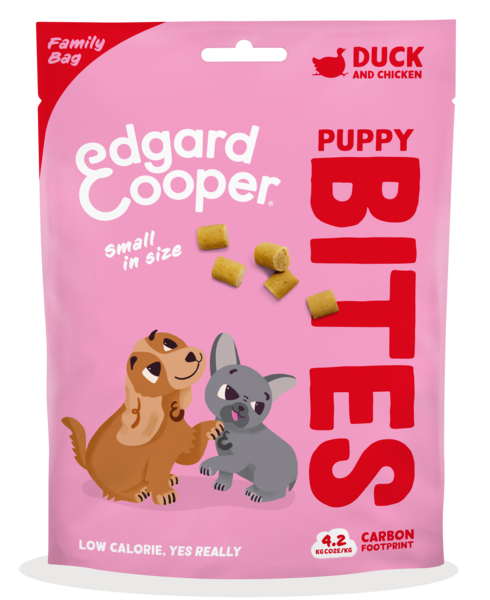 Bites met Eend en Kip voor pups | Snacks voor Honden | Edgard & Cooper ...