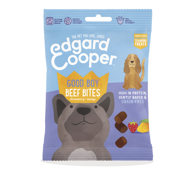 Grain-Free Good Boy Beef Dog Bites | Edgard & Cooper