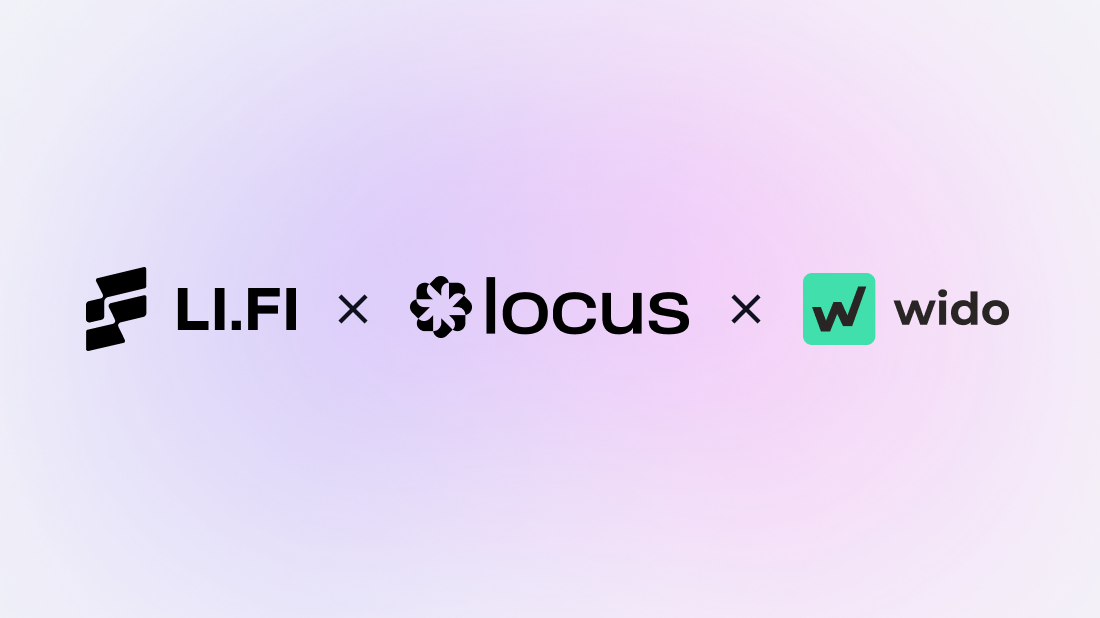 LI.FI - Locus Finance Integrates LI.FI & Wido For Cross-Chain Zaps