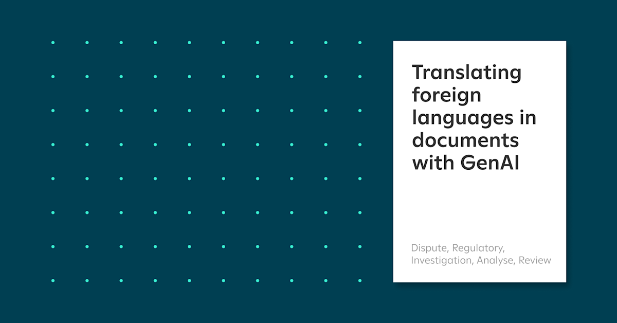 Translating foreign languages in documents with GenAI — Sky Discovery