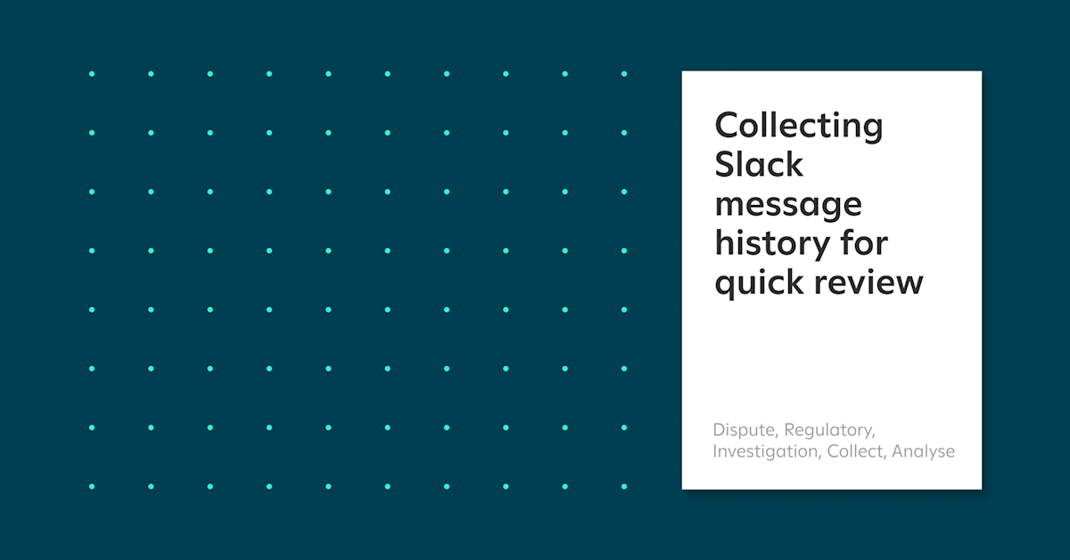 Collecting Slack message history for quick review — Sky Discovery