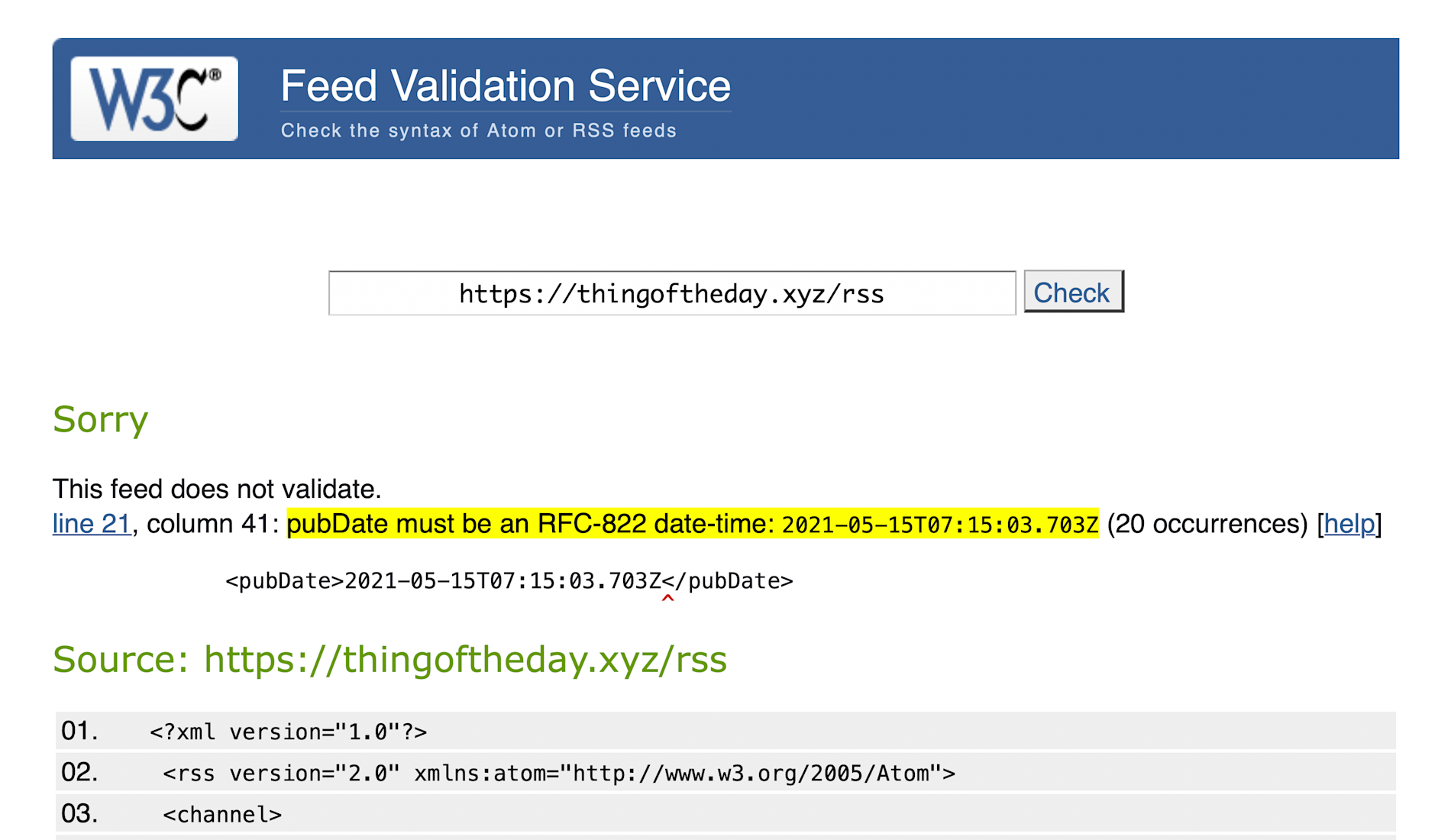 How to format dates for RSS feeds (RFC-822)