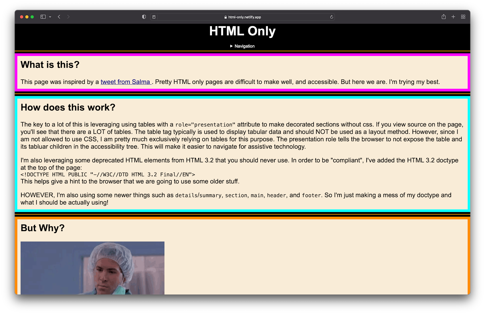 HTML is all you need to make a website