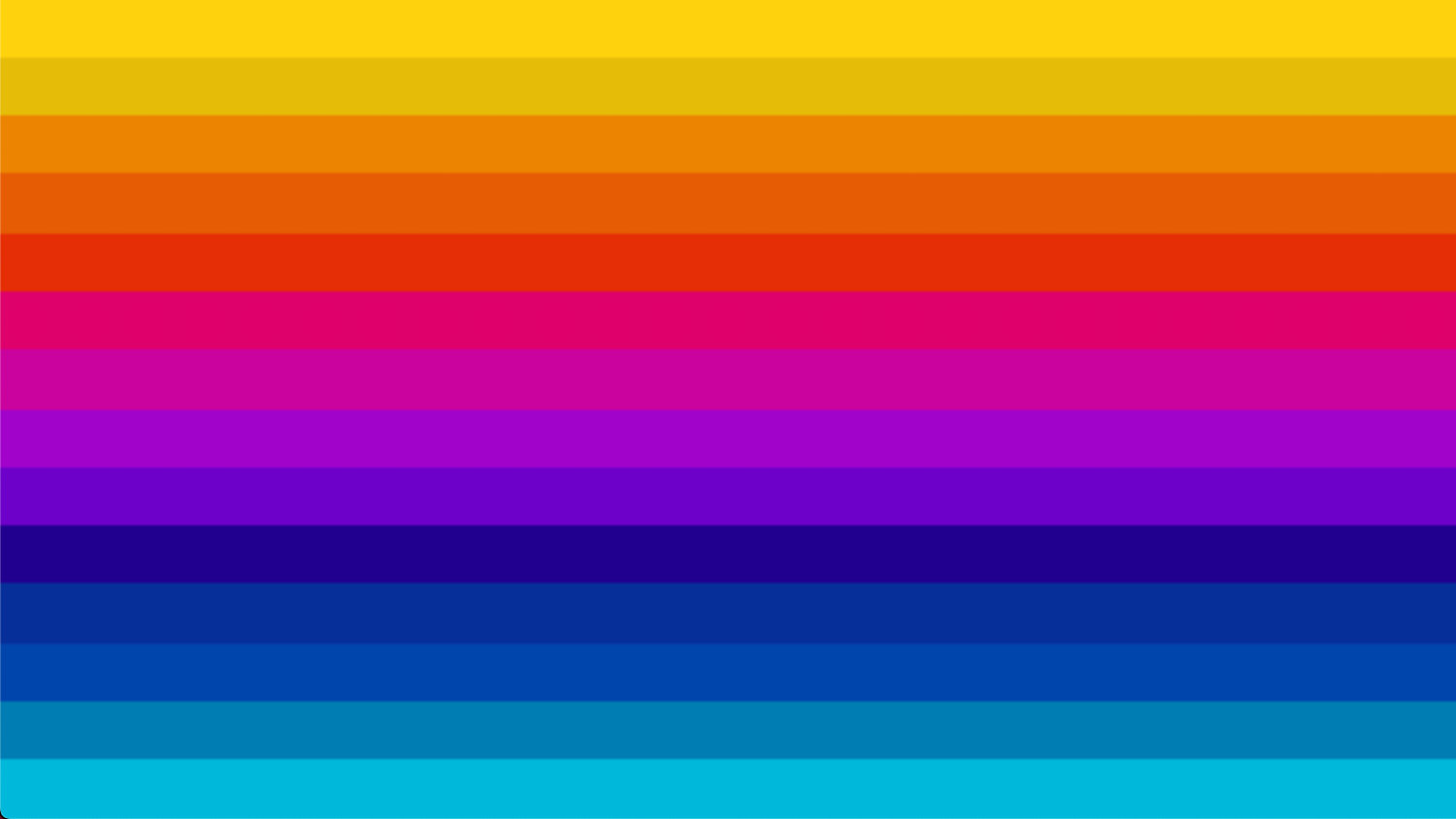 A responsive striped CSS gradient inspired by 80s VHS tapes