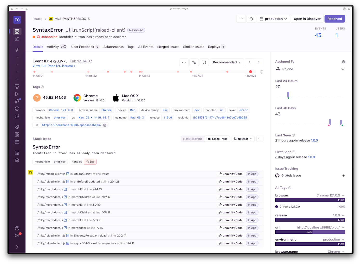 Ramblings about JavaScript scope, weird errors and frameworks