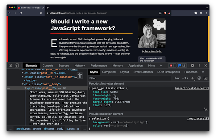 The difference between : and :: in CSS - Salma Alam-Naylor