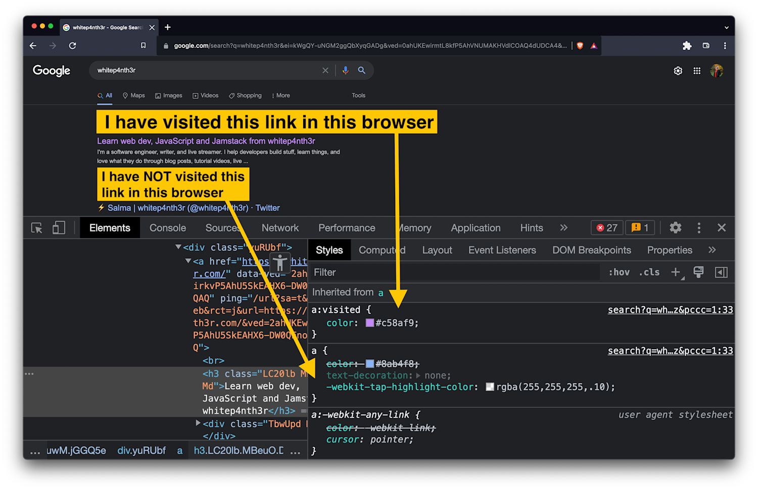 The difference between : and :: in CSS