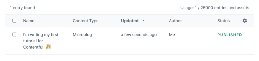 How to build a microblog with Contentful, HTML, CSS and JS