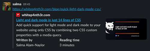 Level up your link previews in Slack