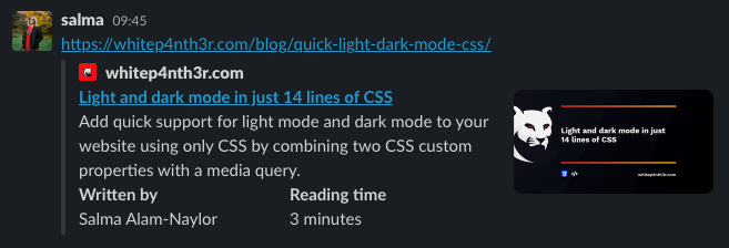 Level up your link previews in Slack