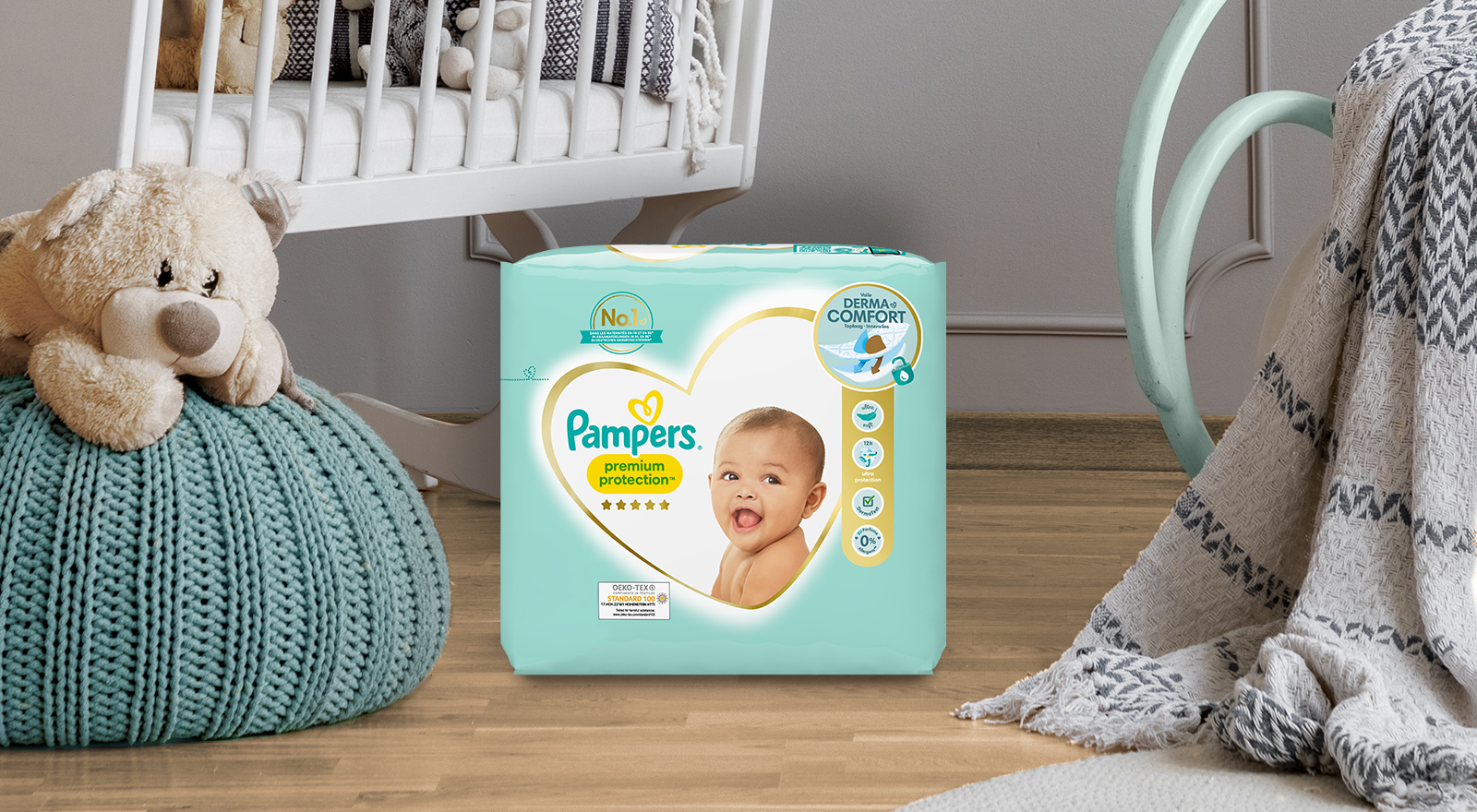 Pampers® Premium Protection™
