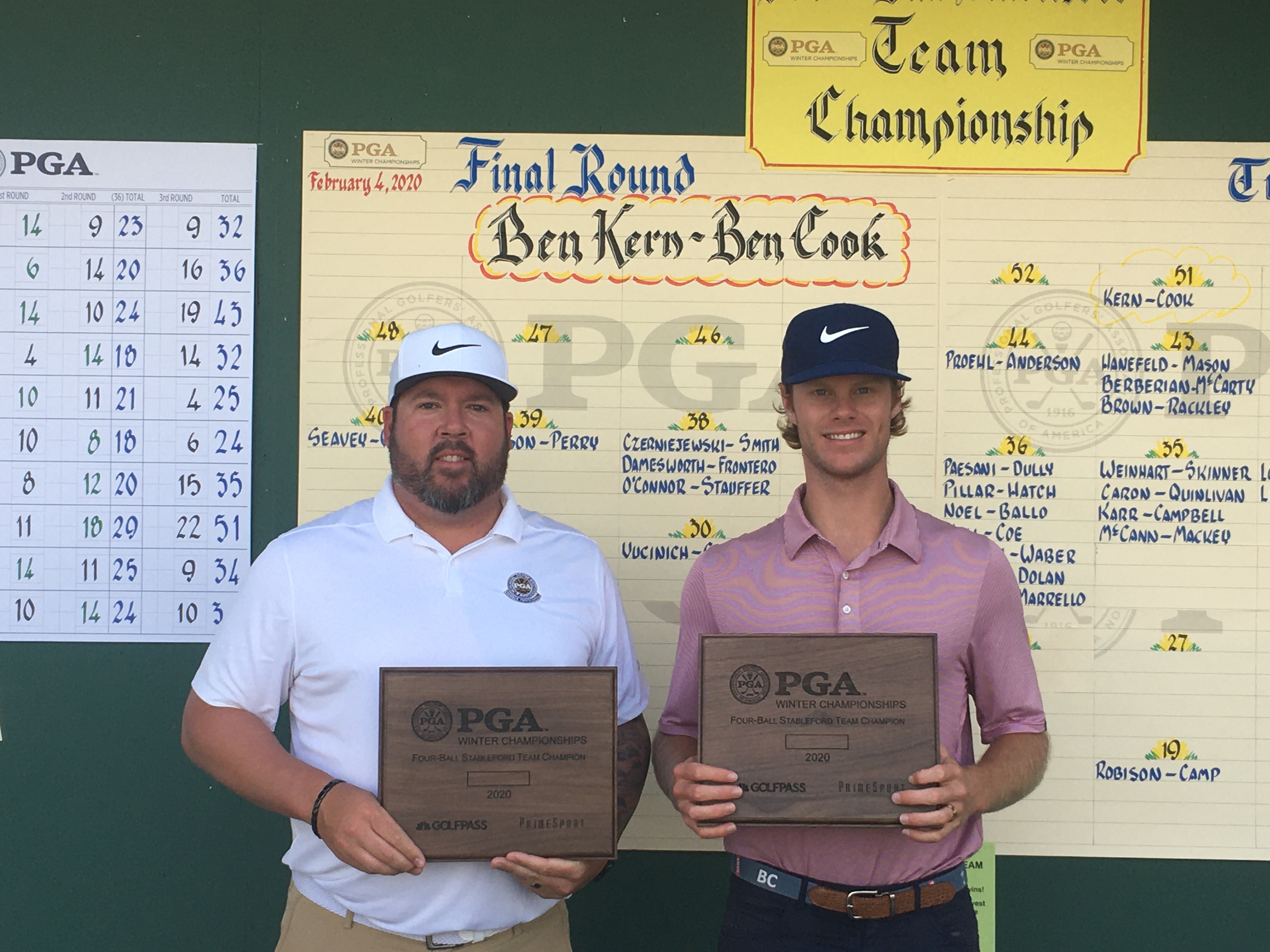 PGA Cup partners Ben Kern-Ben Cook win PGA Four-Ball Stableford Team ...