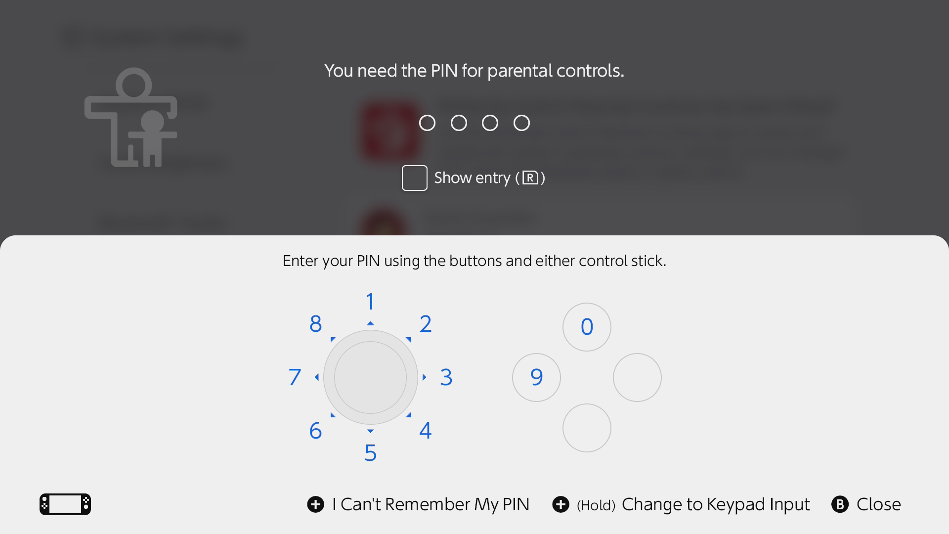 Checking Password or PIN Types and their Input Locations | Nintendo ...