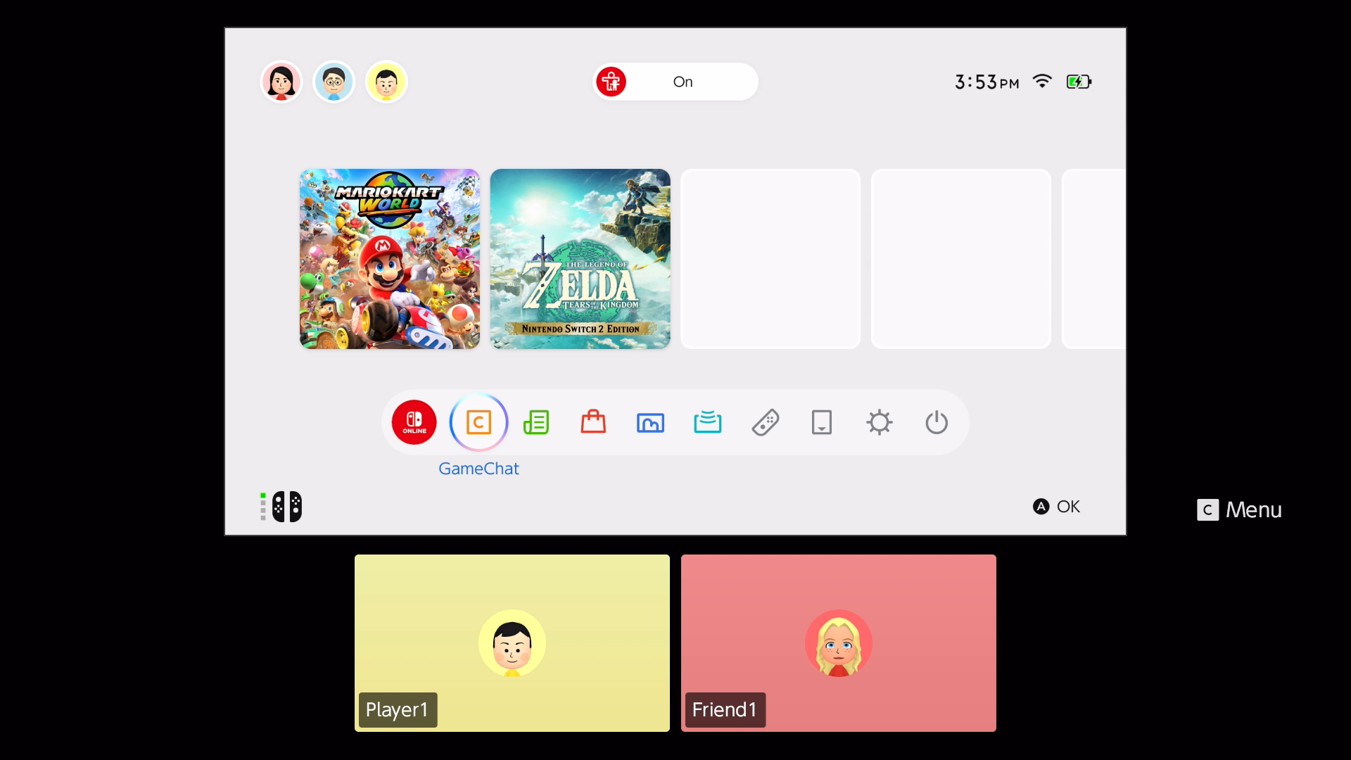 Join a GameChat Session Invited by a Friend | Nintendo Switch 2 Support ...
