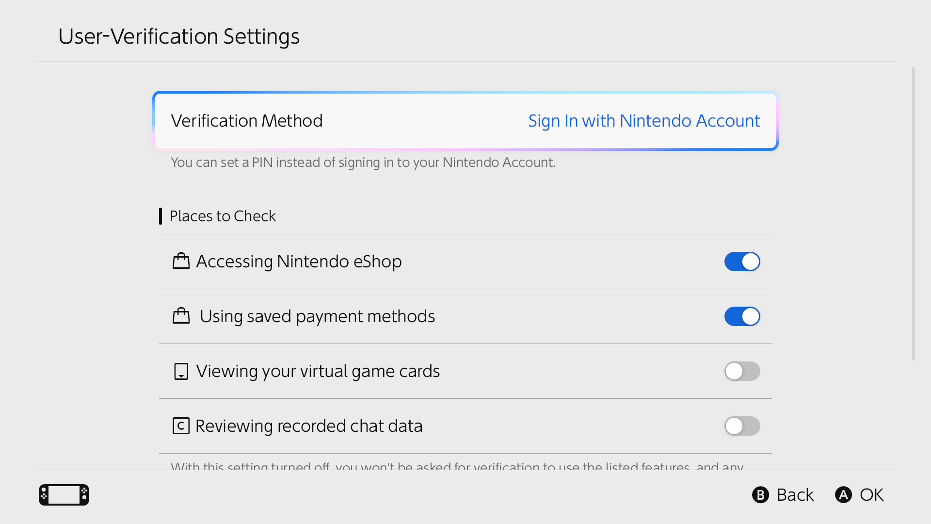 Checking Password or PIN Types and their Input Locations | Nintendo ...