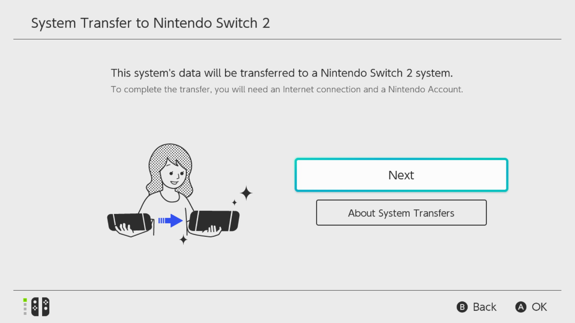 System Transfer | Nintendo Switch 2 Support | Nintendo Support