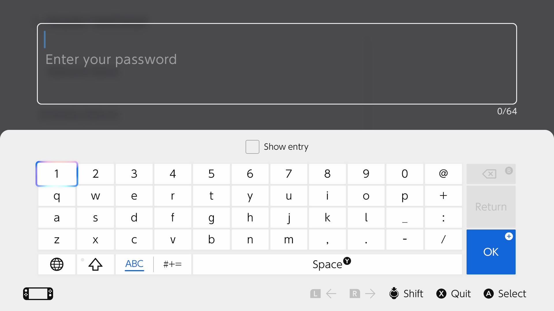 Checking Password or PIN Types and their Input Locations | Nintendo ...